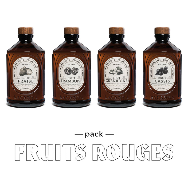 Sirop Fruits Rouges : Grenadine, Fraise, Framboise, Cassis - Sirops Bio ...